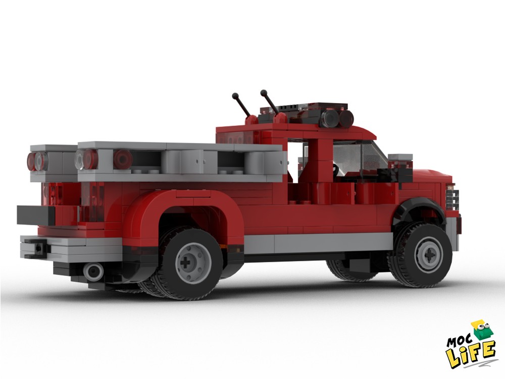 LEGO MOC GMC Sierra 3500 quad cab dually first responder by MocLife ...
