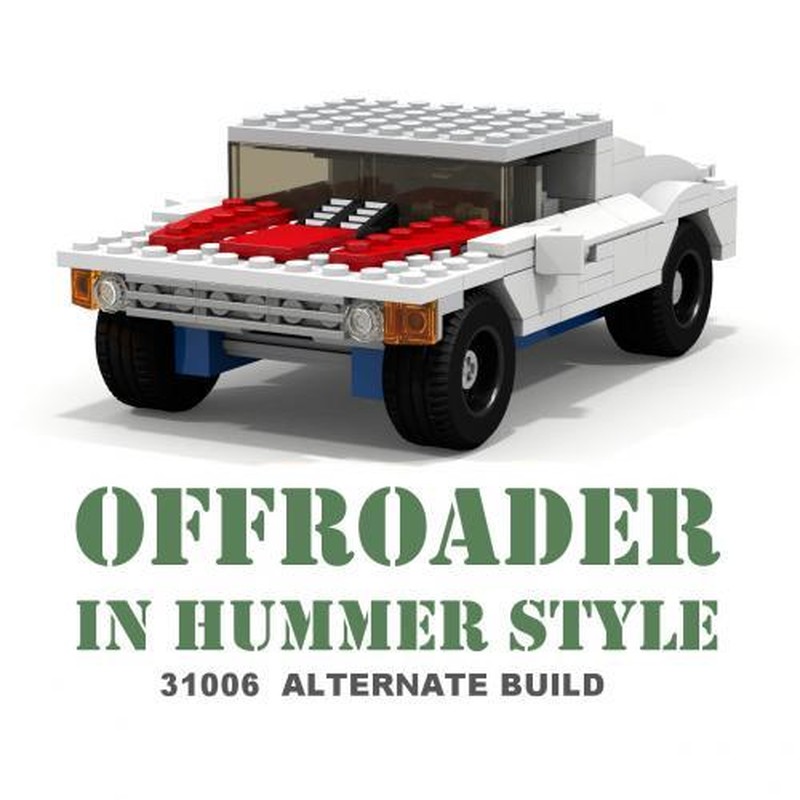 LEGO MOC 31006 - Hummer by Longeye | Rebrickable - Build with LEGO