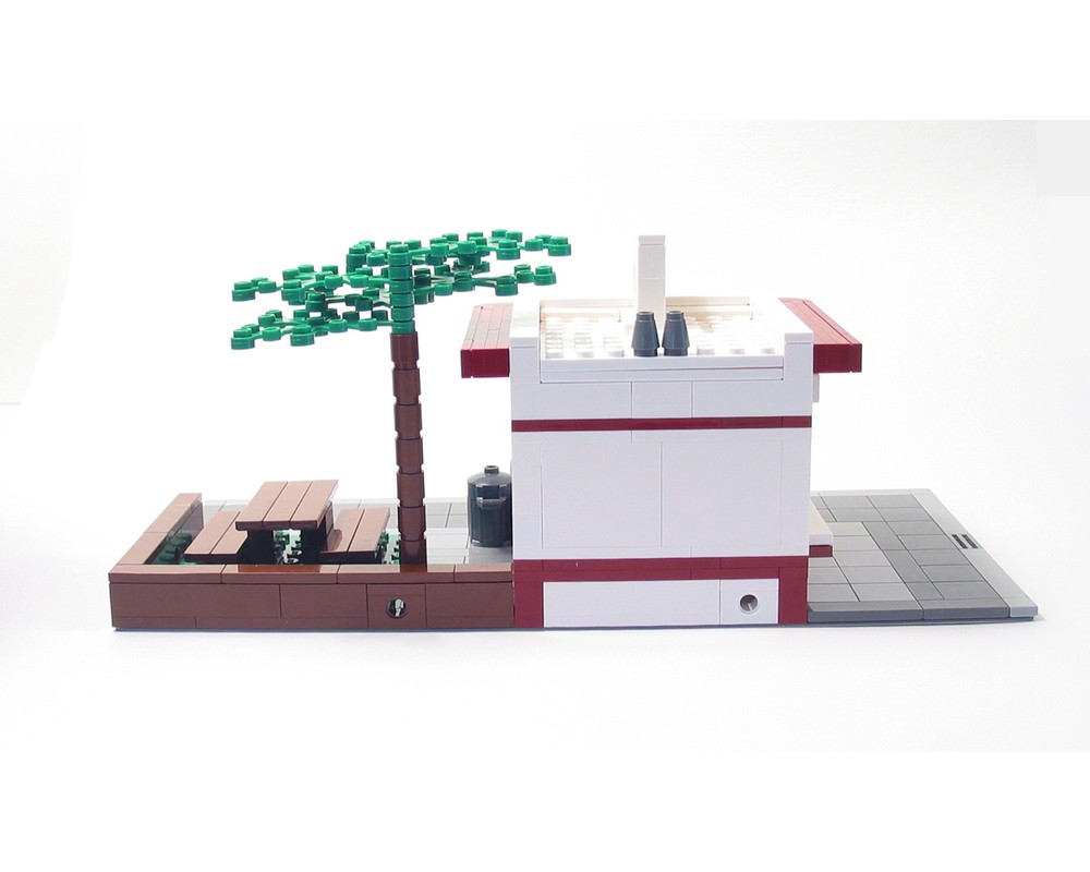 LEGO MOC Hamburger Stand by nor-cal customs | Rebrickable - Build with LEGO