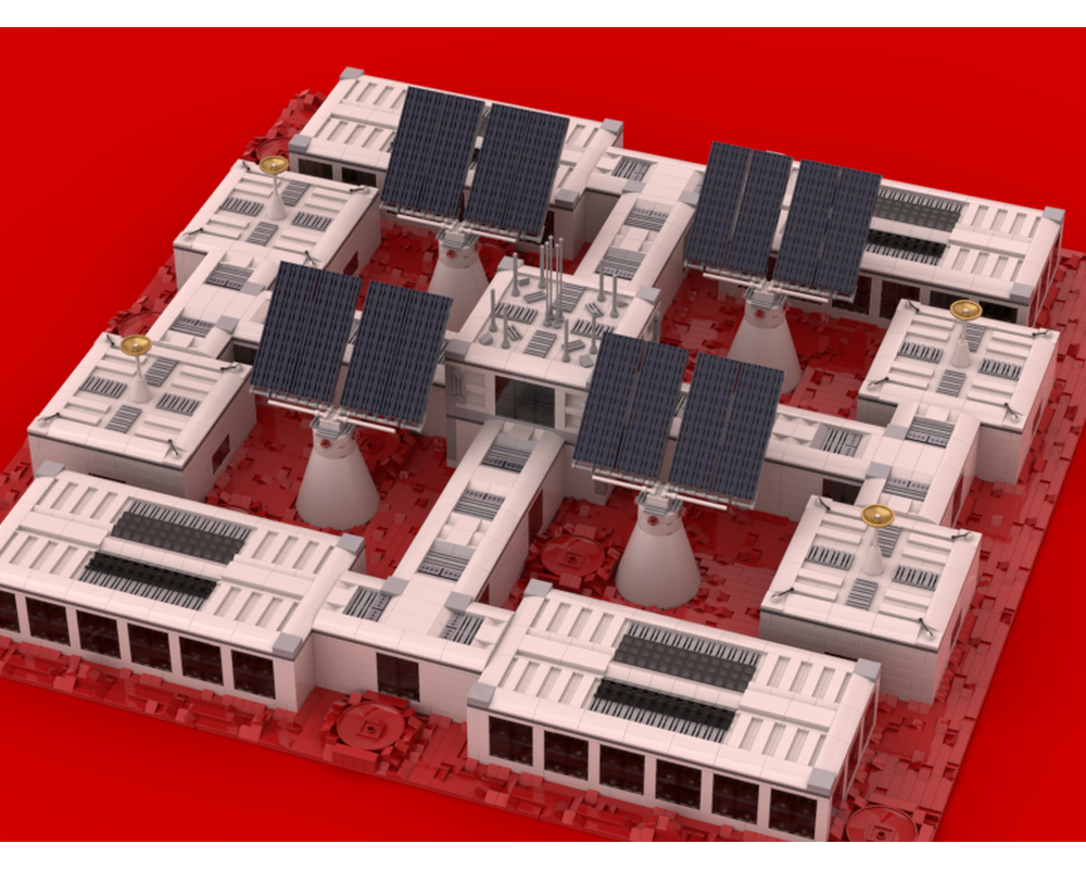 LEGO MOC-31862 Mars Station (Modular Buildings 2019) | Rebrickable ...