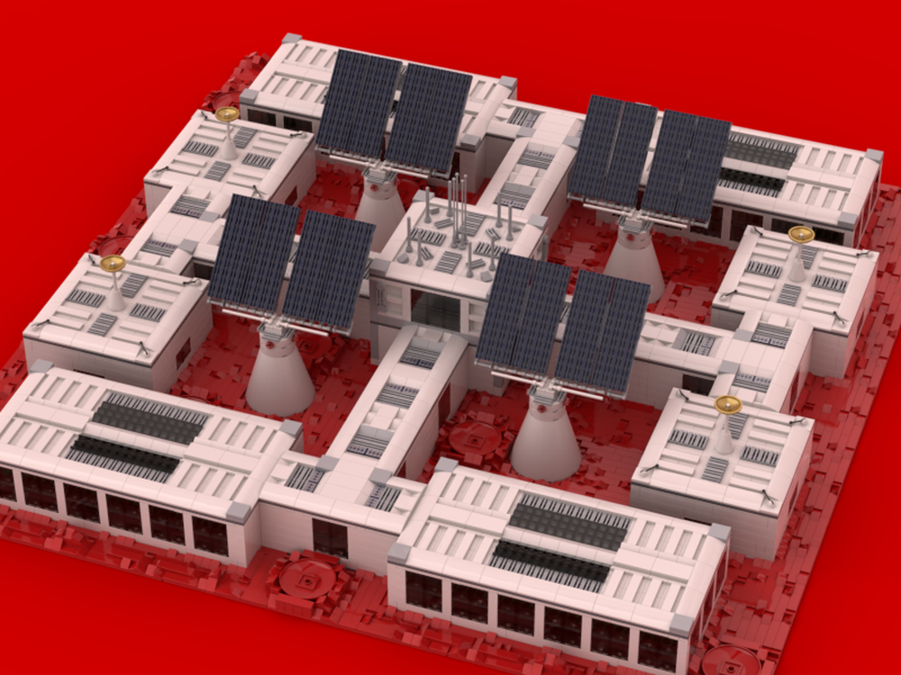 LEGO MOC Mars Station by Serenity | Rebrickable - Build with LEGO