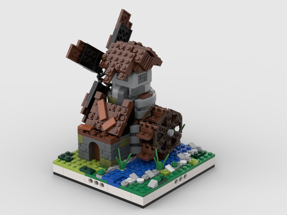 LEGO MOC Windmill for a Modular Village by gabizon | Rebrickable ...