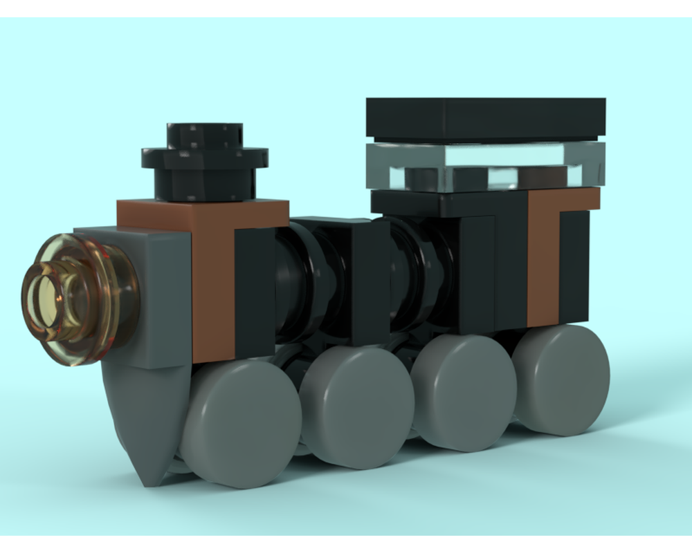 LEGO MOC Nano Steam Locomotive by LegoOri | Rebrickable - Build with LEGO