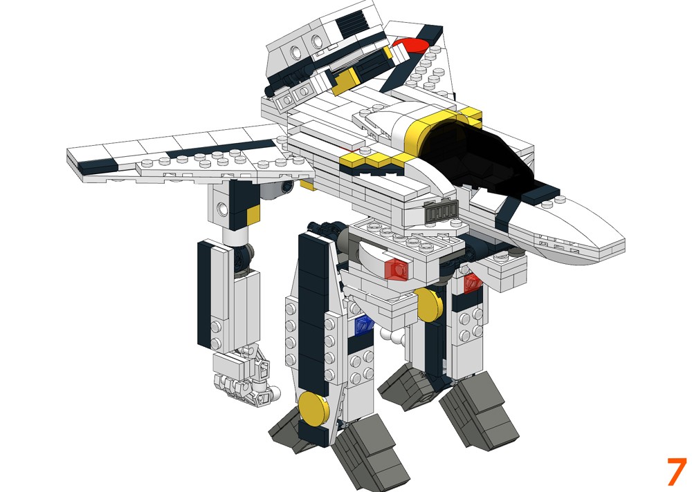 LEGO MOC RB VALKYRIE VF-1S by BaronSat | Rebrickable - Build with LEGO