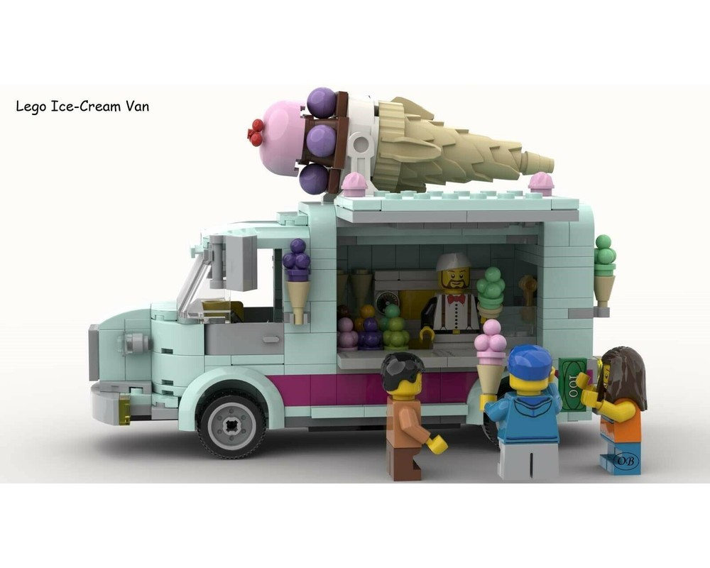 LEGO MOC Ice Cream Van by LegoBricking | Rebrickable - Build with LEGO