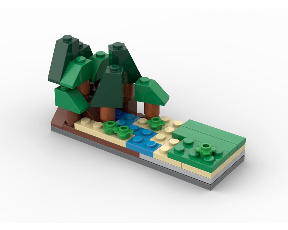 LEGO MOC Forest by BrickBrush | Rebrickable - Build with LEGO