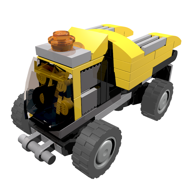 LEGO MOC 31014 Dumper truck by Berth | Rebrickable - Build with LEGO