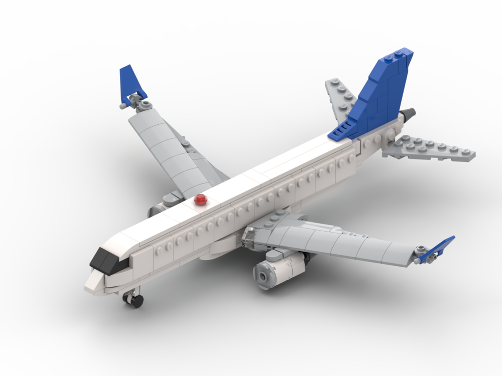 LEGO MOC-32072 ERJ175 (1:125 Scale) by aolaughlin | Rebrickable - Build ...