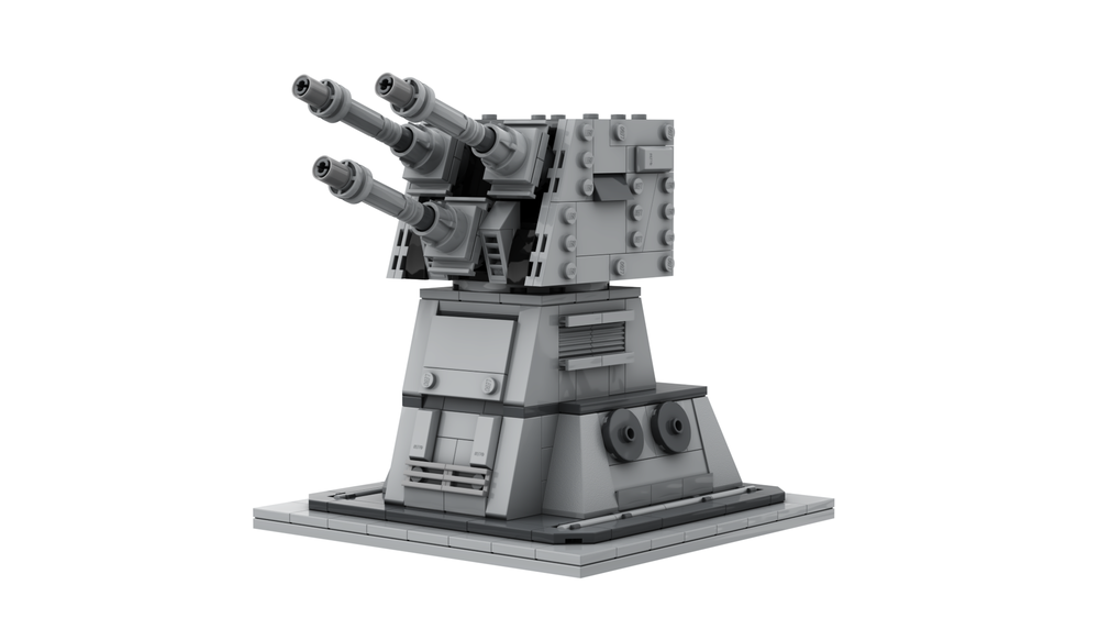 LEGO MOC First Order Turret by EDGE OF BRICKS | Rebrickable - Build ...
