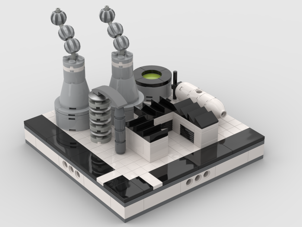 LEGO MOC Mini Factory for a Mini Modular City by gabizon | Rebrickable ...