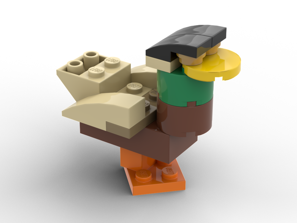 Lego Moc 11005 Advent Day 9 Mallard By Plasticati Rebrickable