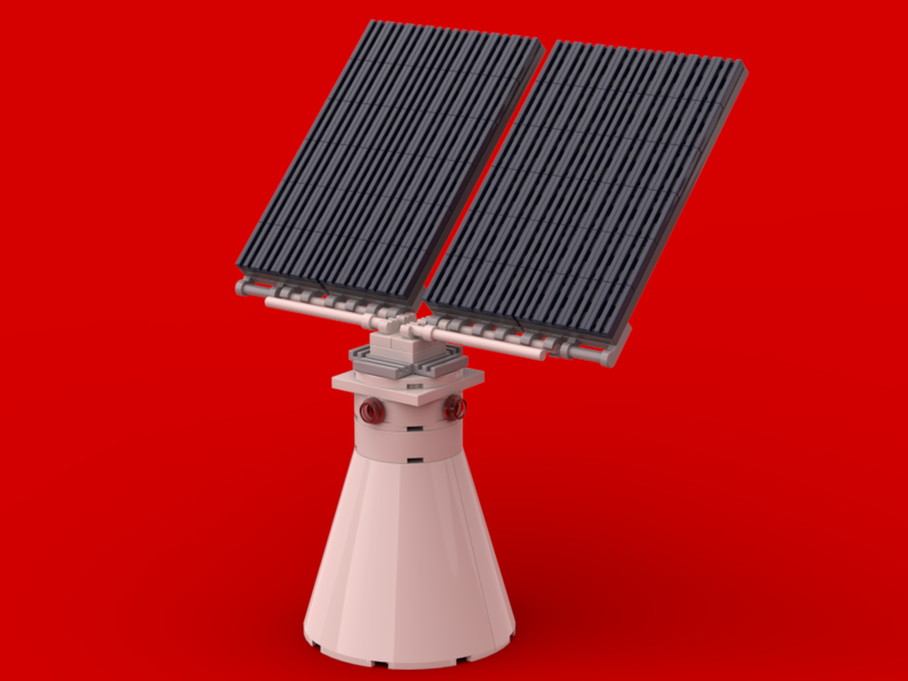 Lego Moc Mars Station Solar Power Generator By Serenity Rebrickable