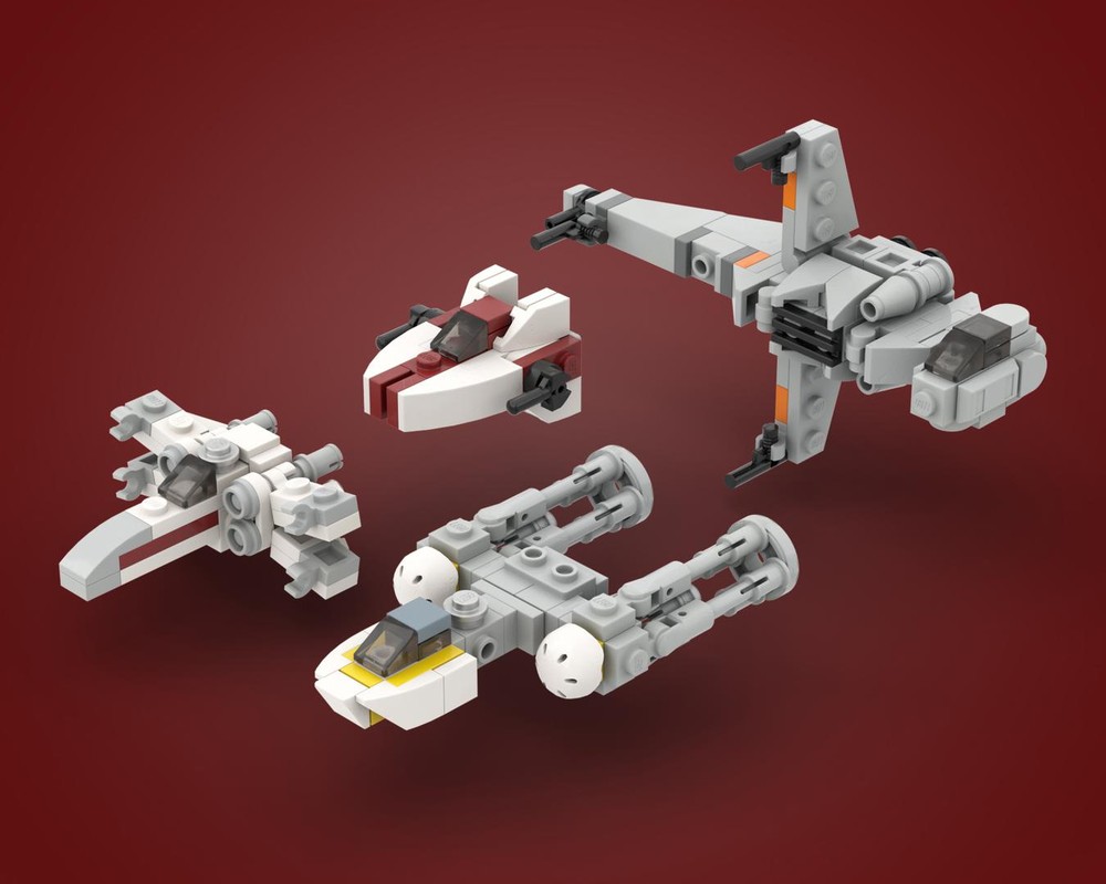 LEGO MOC Micro Rebel Starfighters (Original Trilogy) by ron_mcphatty ...
