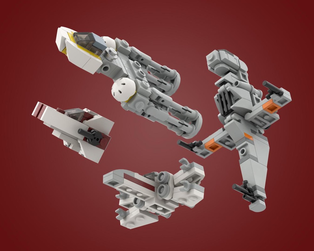 LEGO MOC Micro Rebel Starfighters (Original Trilogy) by ron_mcphatty ...