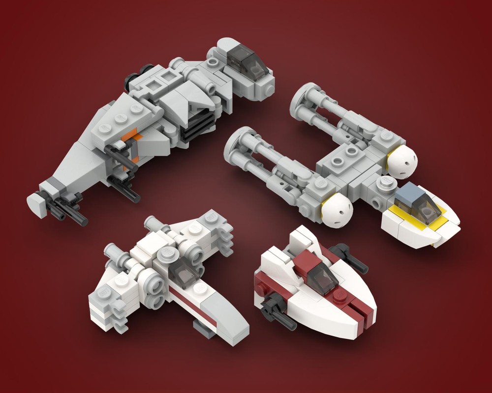 LEGO MOC Micro Rebel Starfighters (Original Trilogy) by ron_mcphatty ...