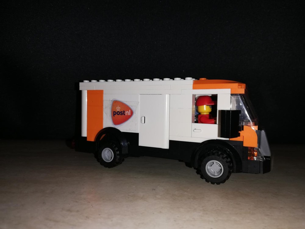 LEGO MOC PostNL delivery van by Salix | Rebrickable - Build with LEGO