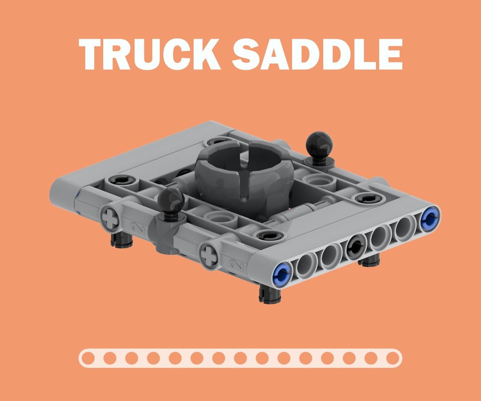 LEGO MOC Detachable truck saddle with trailer steering by sthrom ...