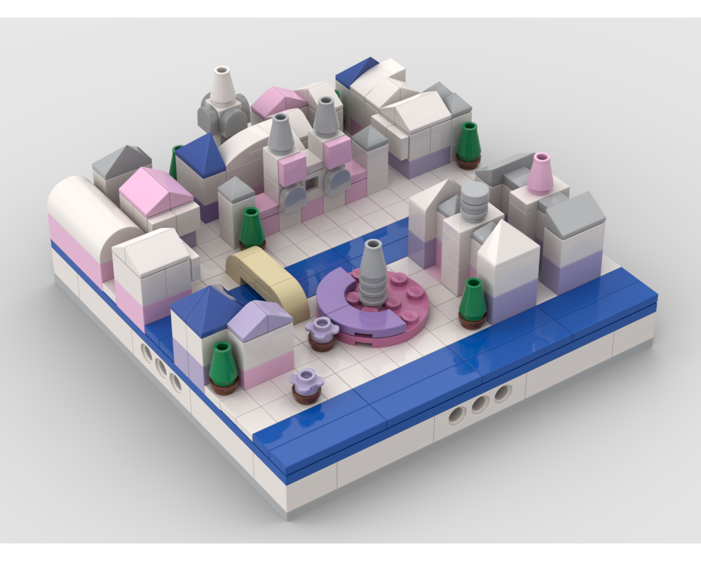 LEGO MOC Amsterdam mini scale model by gabizon | Rebrickable - Build ...