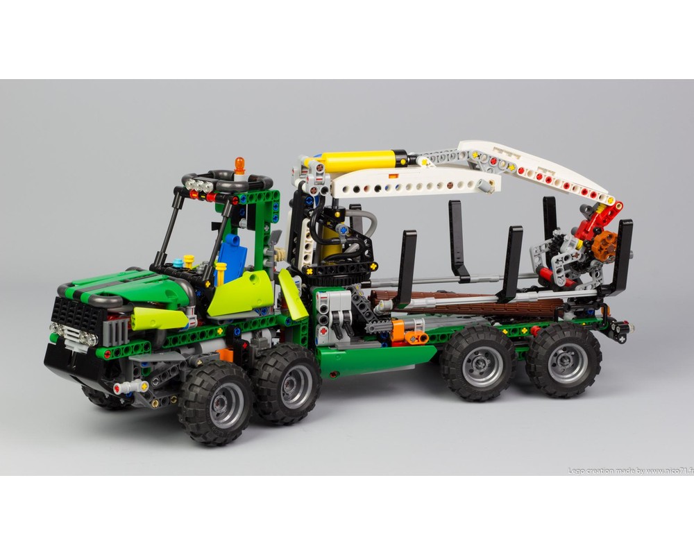 LEGO MOC 42080 Model C - Forwarder by Nico71 | Rebrickable - Build with ...