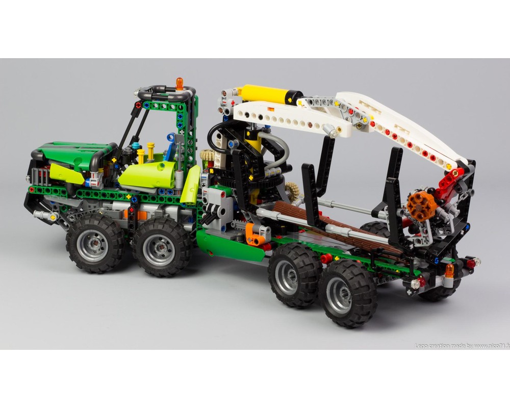 LEGO MOC 42080 Model C - Forwarder by Nico71 | Rebrickable - Build with ...