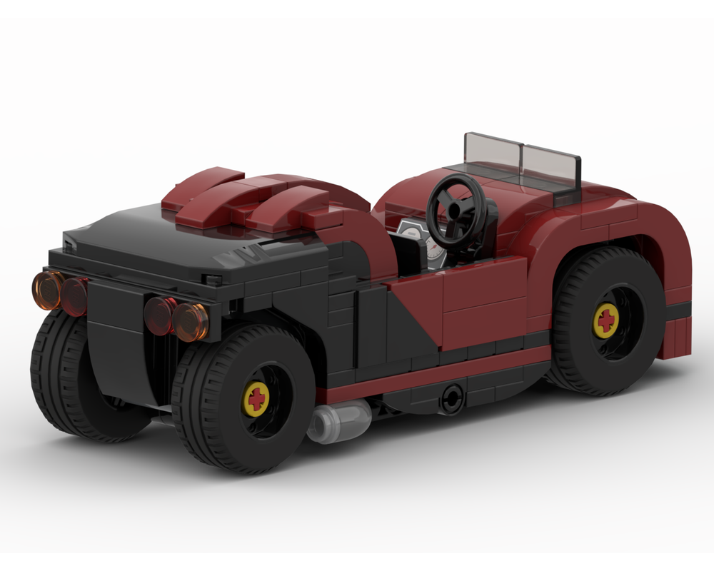 LEGO MOC Pullback Roadster by Theoderic | Rebrickable - Build with LEGO