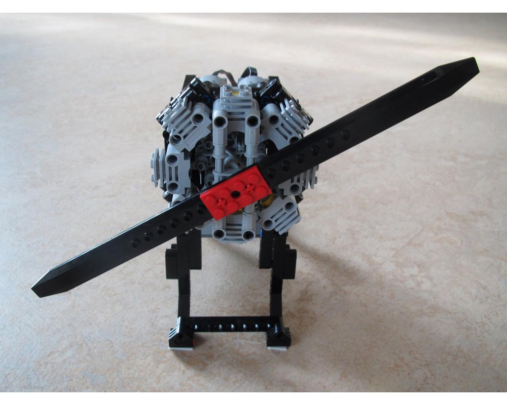 LEGO MOC 8-Cylinder Radial Aircraft Engine by martijnnab | Rebrickable ...