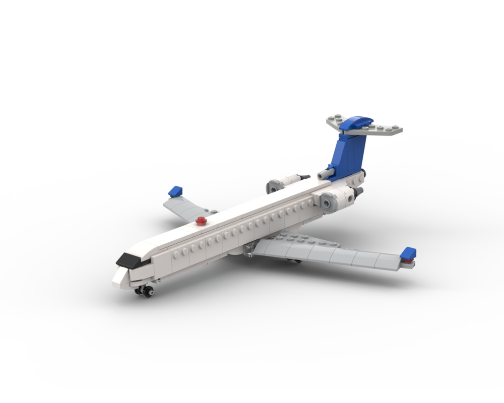LEGO MOC CRJ700 (1:125 Scale) by aolaughlin | Rebrickable - Build with LEGO