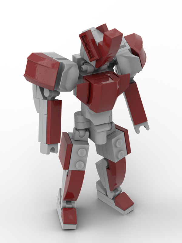 Lego Moc Heavy Assault Mecha By Deceptibot Rebrickable Build With Lego