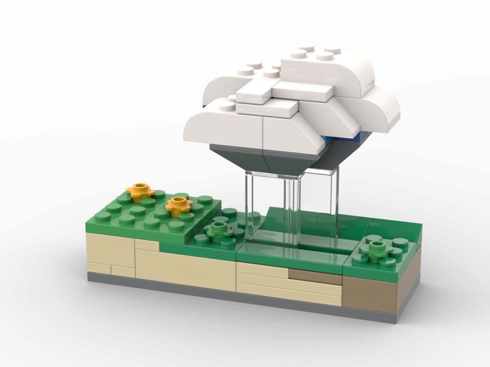 LEGO MOC Rainy Day by BrickBrush | Rebrickable - Build with LEGO