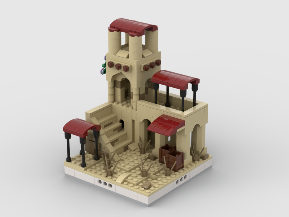 LEGO MOC Desert House #1 for a Modular Desert village by gabizon ...