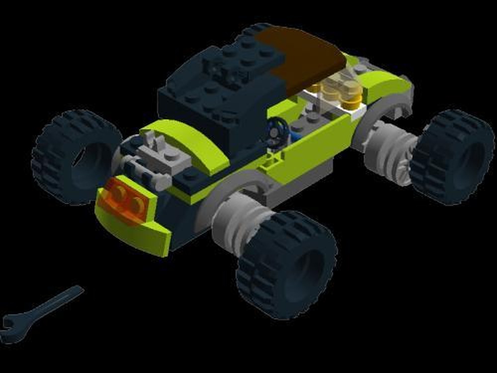 LEGO MOC 100_Race_Truck by lilcanuck | Rebrickable - Build with LEGO