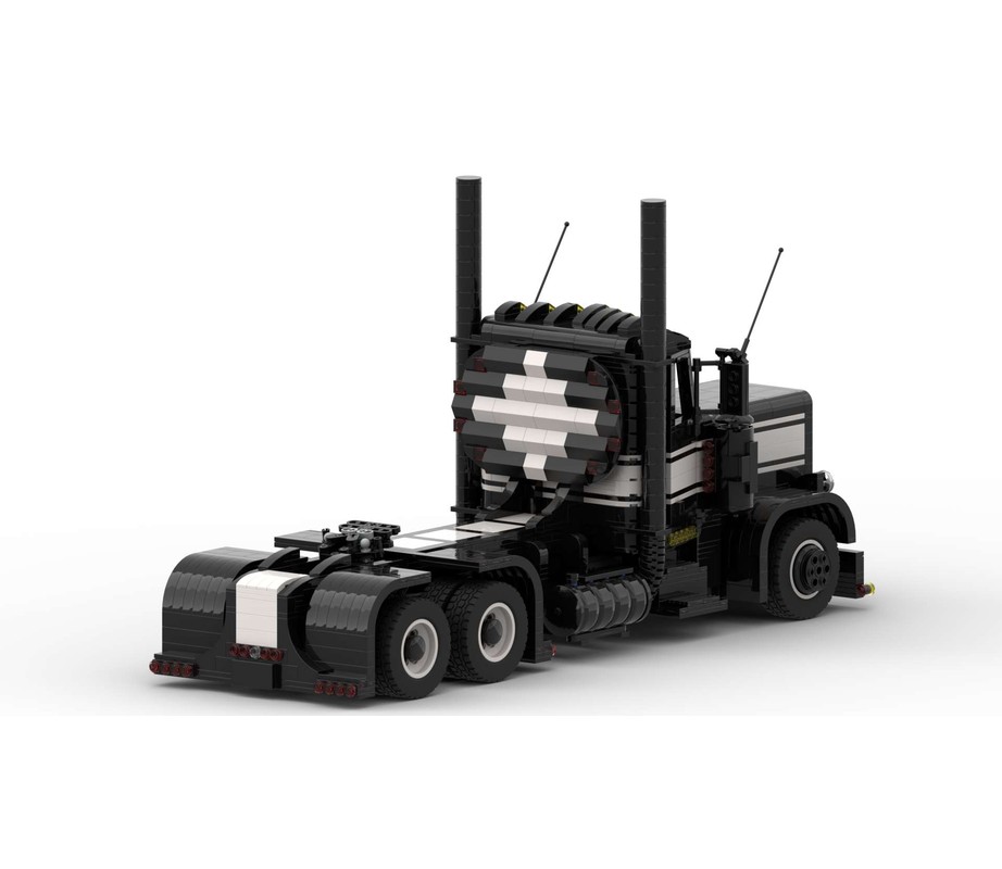 LEGO MOC Black&Red Peterbilt 389 by laouaistechnic | Rebrickable ...