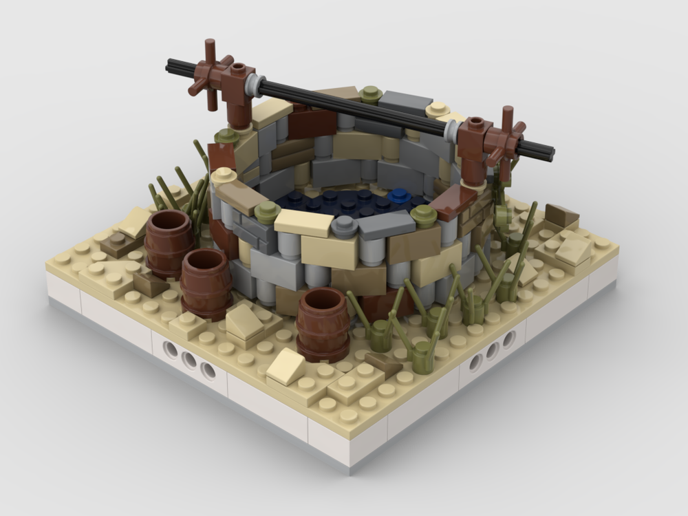 LEGO MOC Well for a Modular Desert village by gabizon | Rebrickable ...