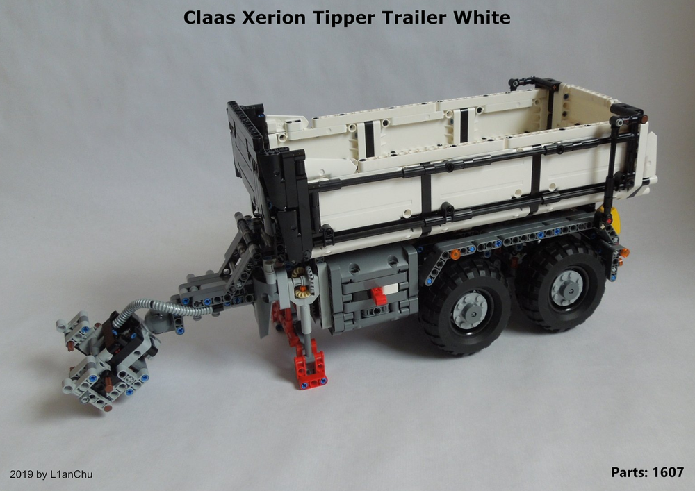 LEGO MOC Claas Xerion Tipper Trailer White by l1anchu | Rebrickable ...