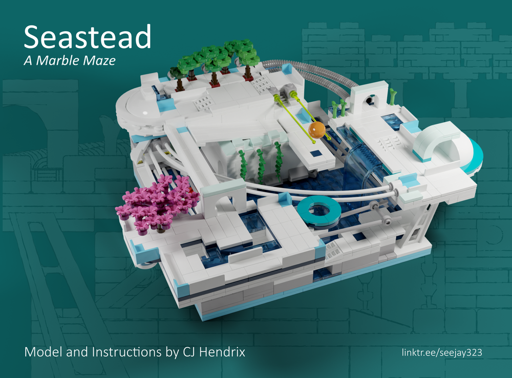 LEGO MOC Seastead Maze by seejay | Rebrickable - Build with LEGO