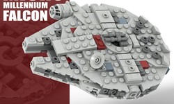LEGO MOC-10219 Efferman's Vertical Stand for Millennium Falcon 75192 ...