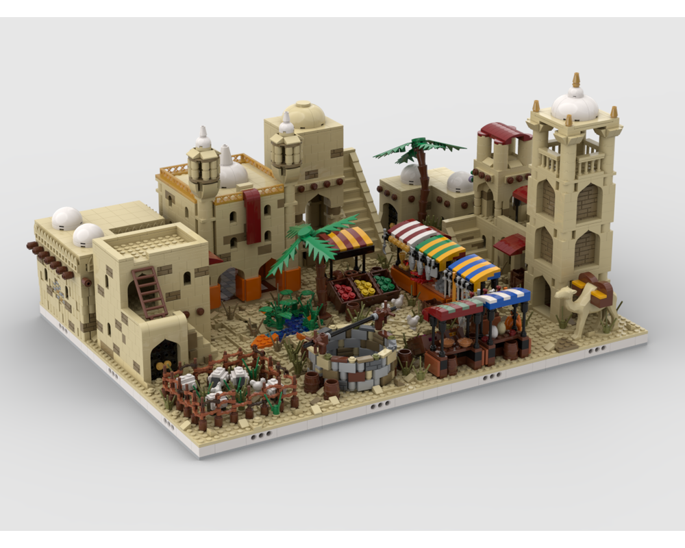 LEGO MOC-32630 Desert Village | build from 12 different mocs (Modular ...