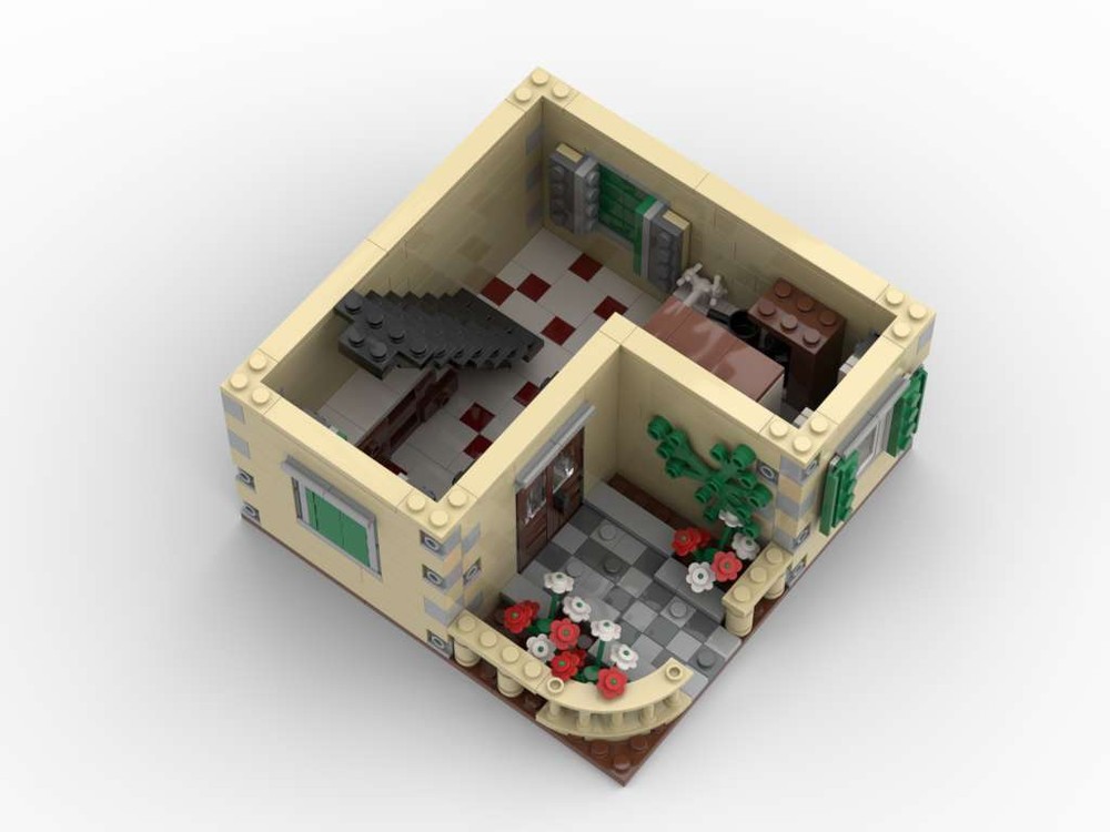 LEGO MOC Italian Villa by Tavernellos | Rebrickable - Build with LEGO