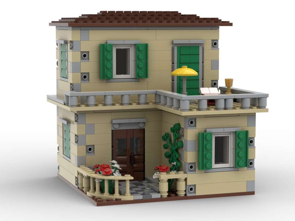 LEGO MOC Italian Villa by Tavernellos | Rebrickable - Build with LEGO