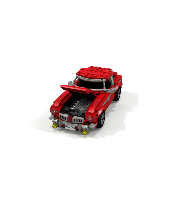 LEGO MOC MG MGB GT - Miniland 1:21 by lego911 | Rebrickable - Build ...