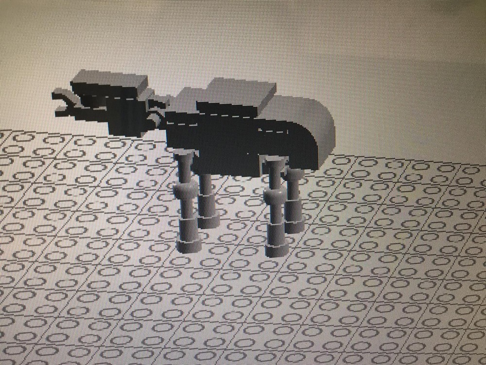 LEGO MOC Mini AT-AT by Legobuilder1234 | Rebrickable - Build with LEGO