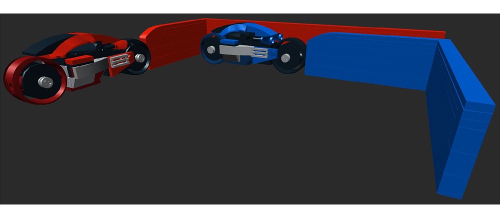 LEGO MOC Lightcycle Battle by GlitchReboot | Rebrickable - Build with LEGO