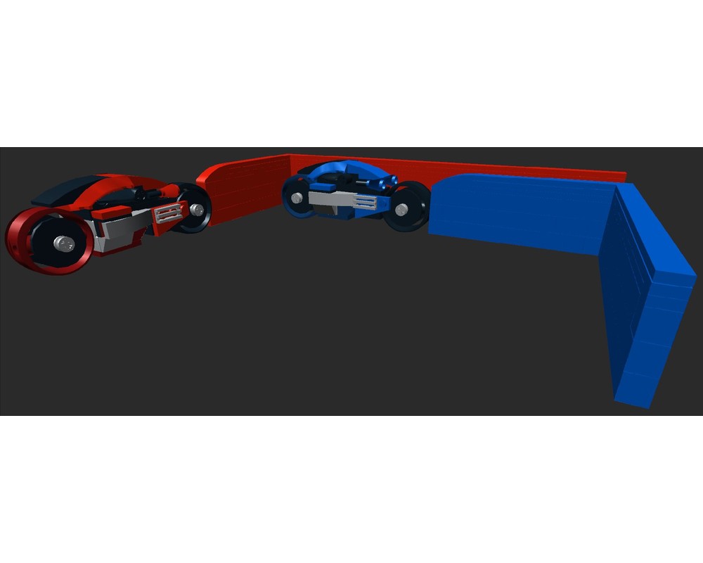 LEGO MOC Lightcycle Battle by GlitchReboot | Rebrickable - Build with LEGO
