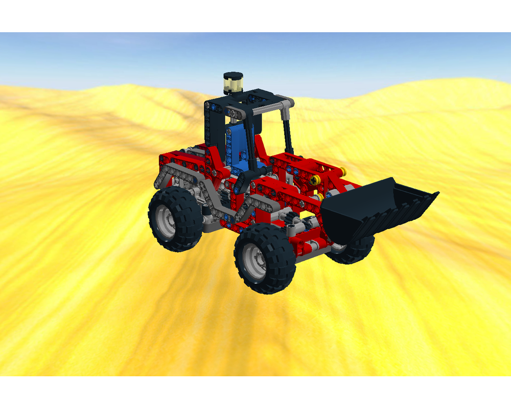 LEGO MOC Wheel Loader by SF_Bricks | Rebrickable - Build with LEGO