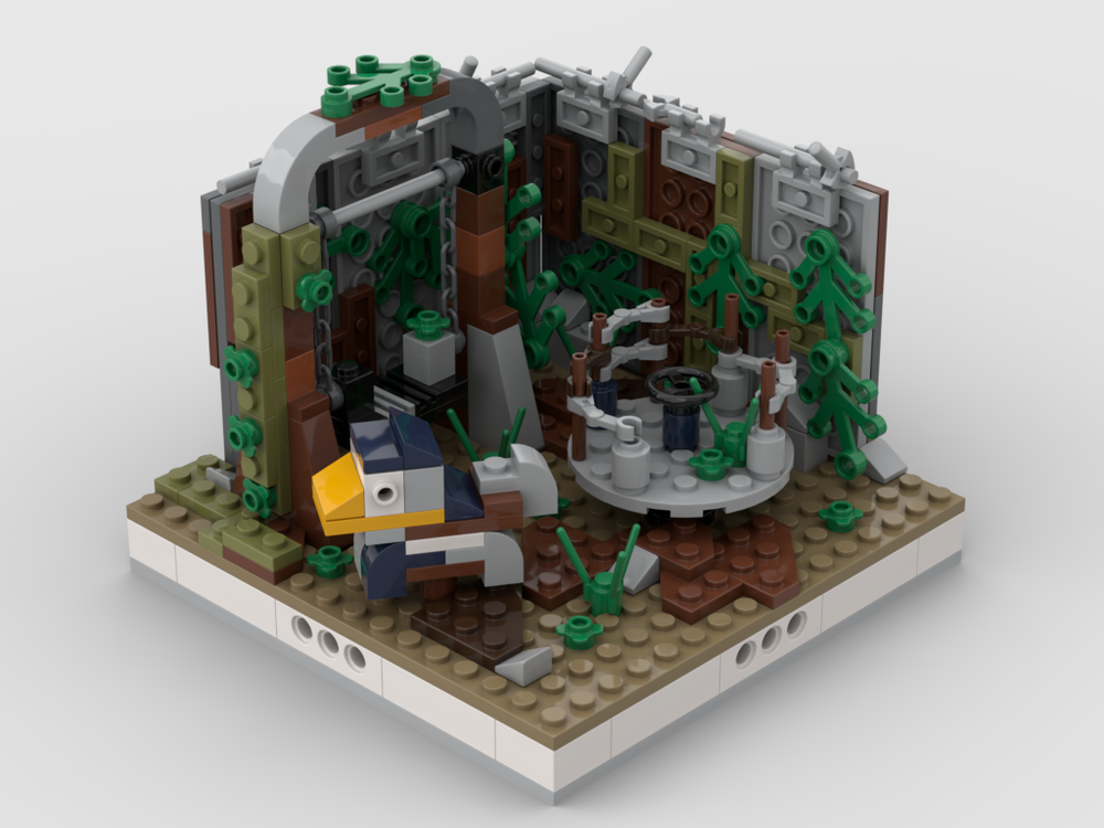 LEGO MOC Abandoned Playground for a Modular Ruined City by gabizon ...