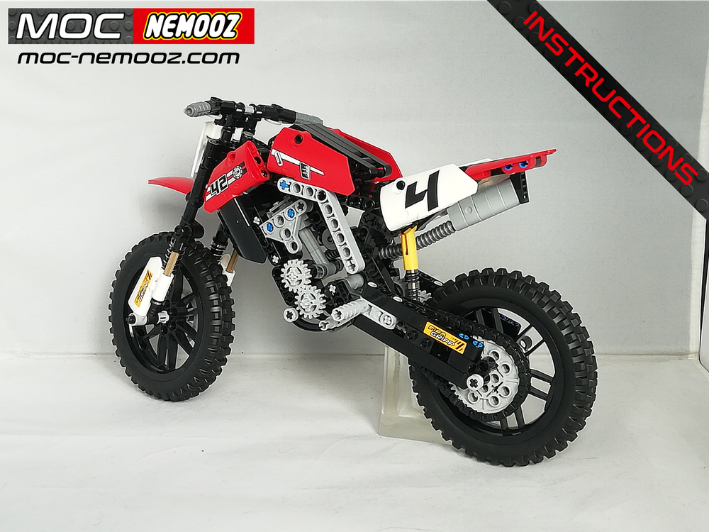 LEGO MOC HONDA CRF 450 by MOC NEMOOZ | Rebrickable - Build with LEGO