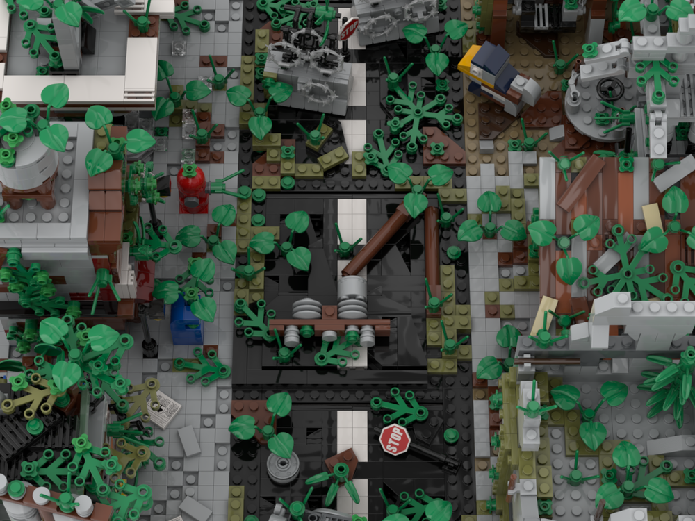 LEGO MOC Ruined City | build from 9 different mocs by gabizon ...