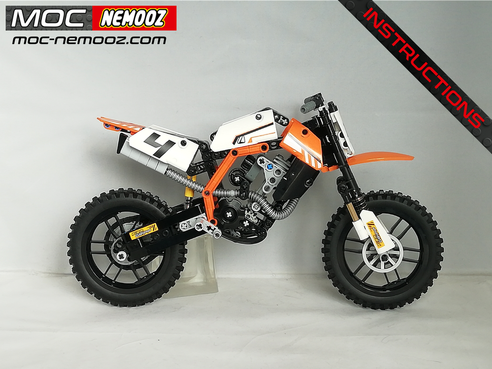 LEGO MOC KTM SXF 450 by MOC NEMOOZ | Rebrickable - Build with LEGO