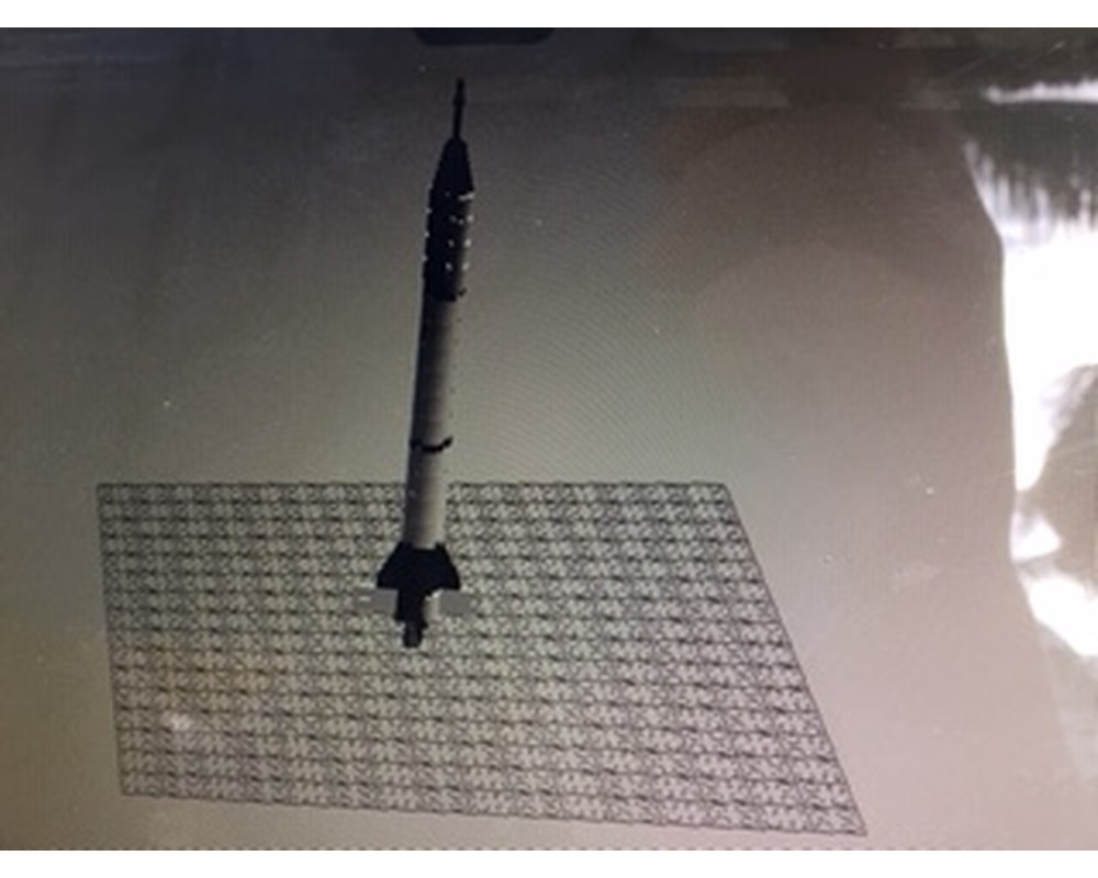 LEGO MOC-32897 mercury-redstone mini (Space 2019) | Rebrickable - Build ...