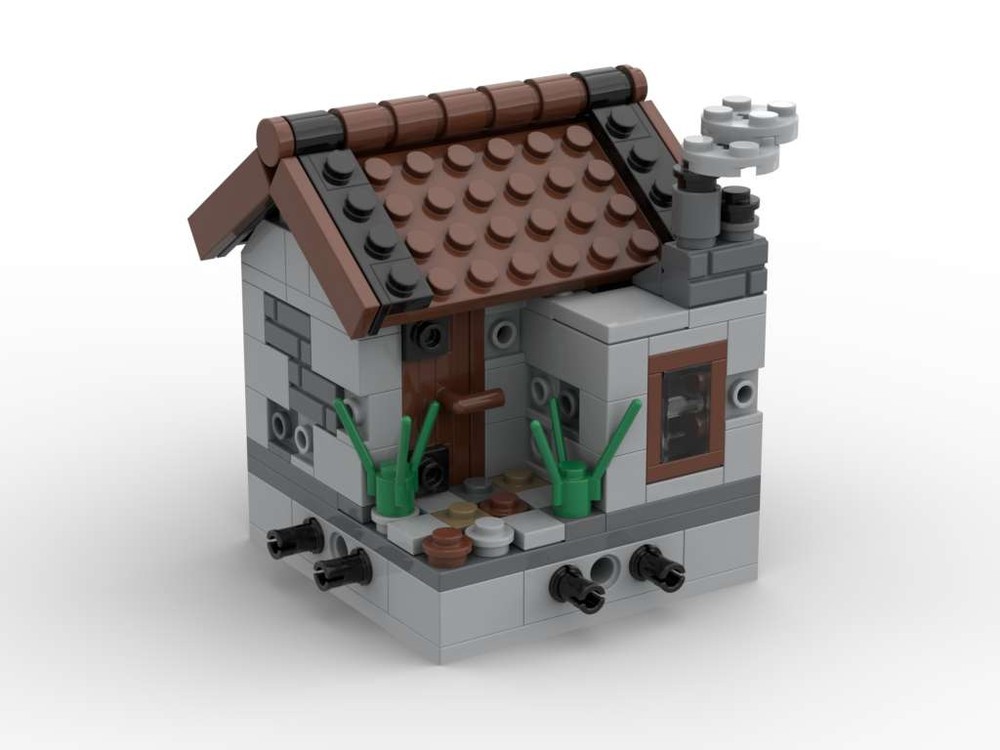 Lego Moc Medieval House Modular By Tavernellos Rebrickable Build